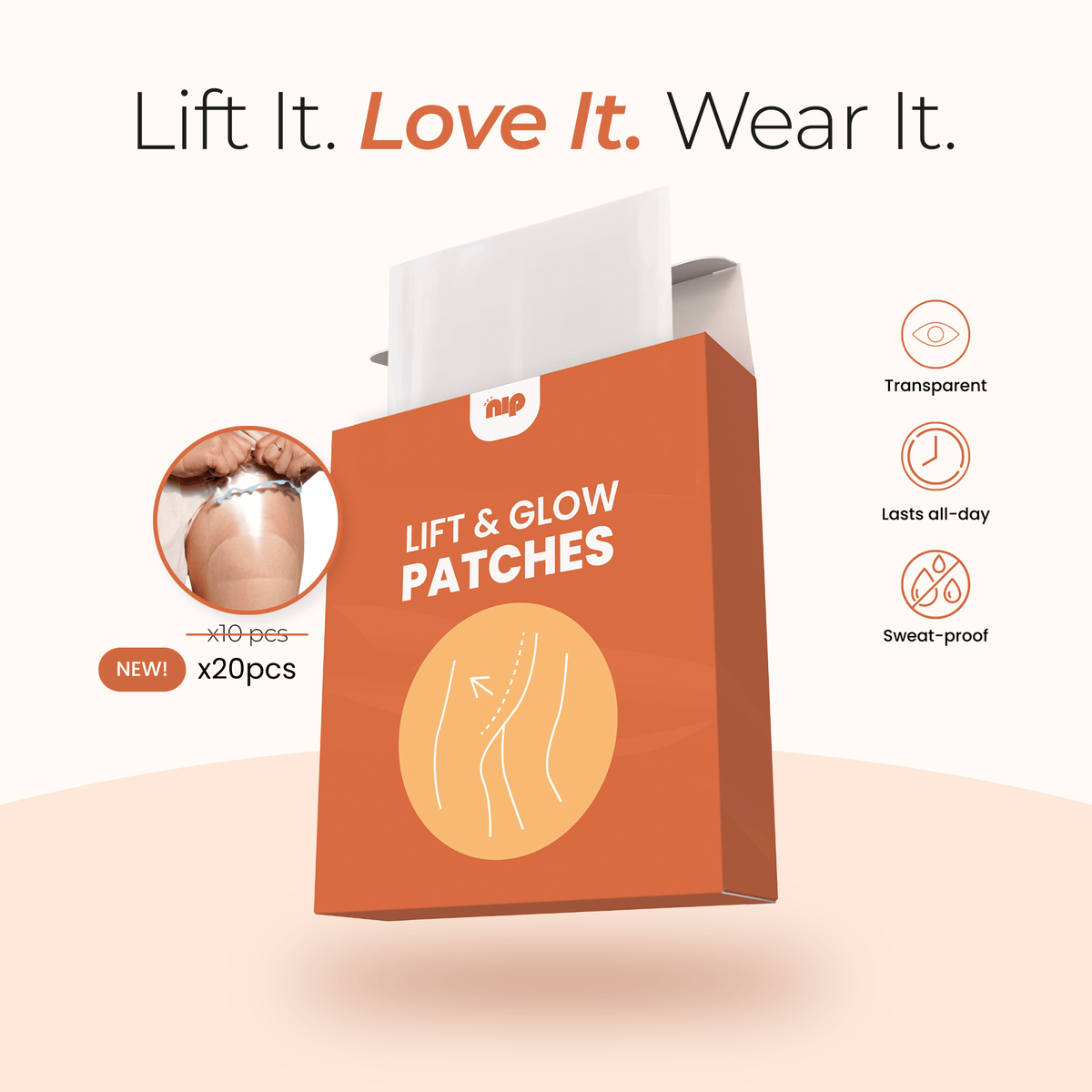 Instant Lift&Glow Invisible Patches